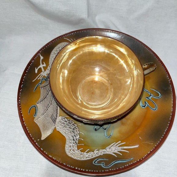 Source Unknown | Dining | Vintage Wales Moriage Dragon Ware Tea Cup ...
